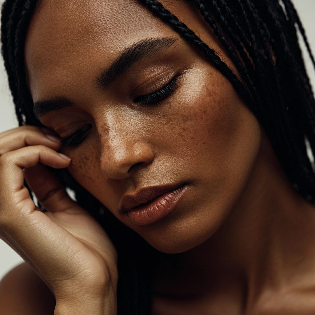 Visual Electric | realistic photo of intimate, editorial close-up ...