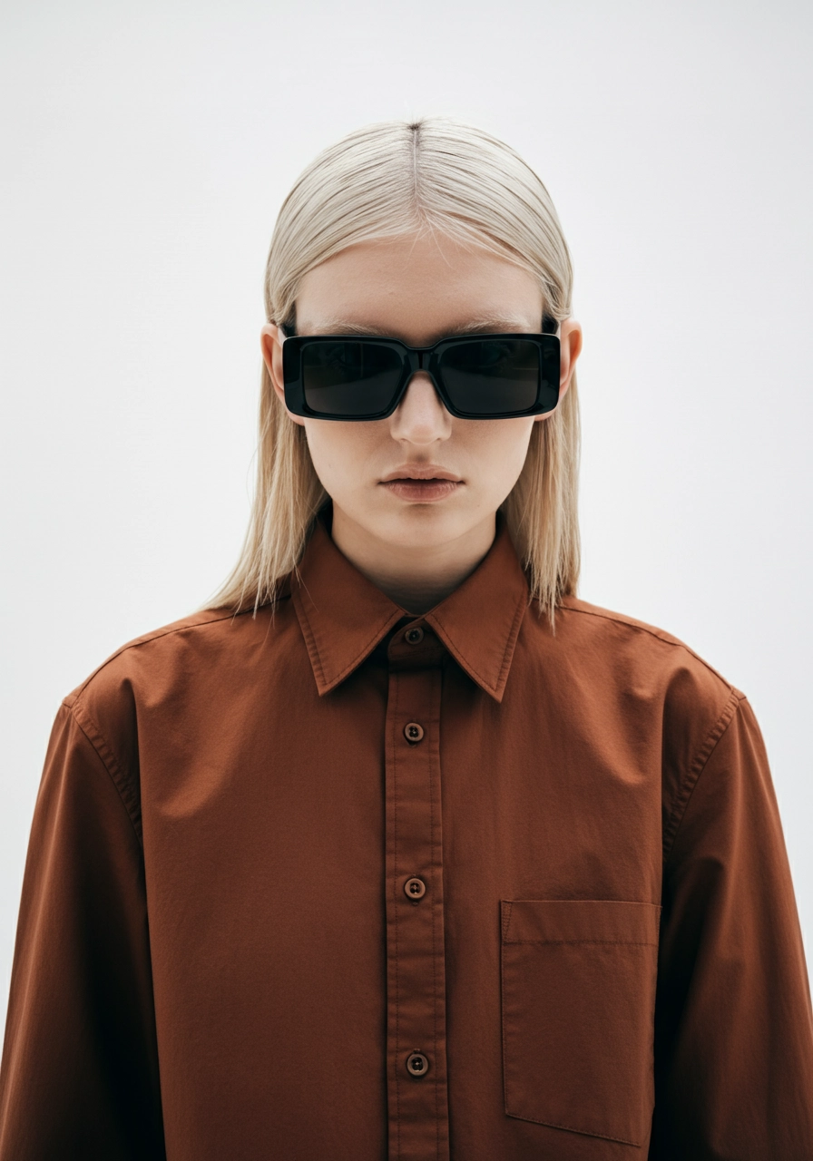 Visual Electric | editorial portrait of a young woman wearing an earthy ...